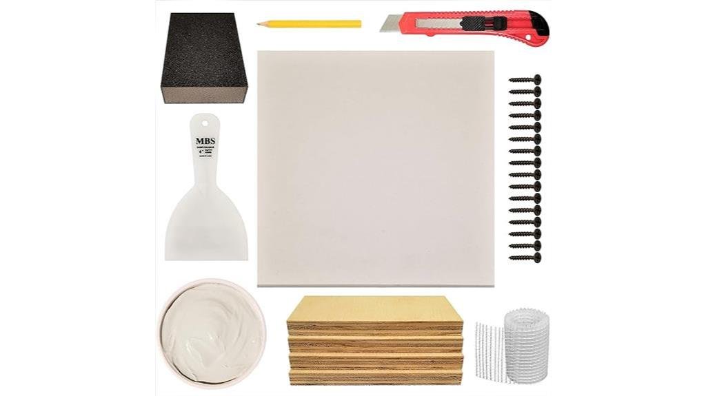 Brazil Flag Sticker Complete Drywall Repair Kit - 12x12 Patch Panel ...